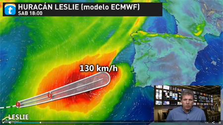 Noticias Huracán Leslie